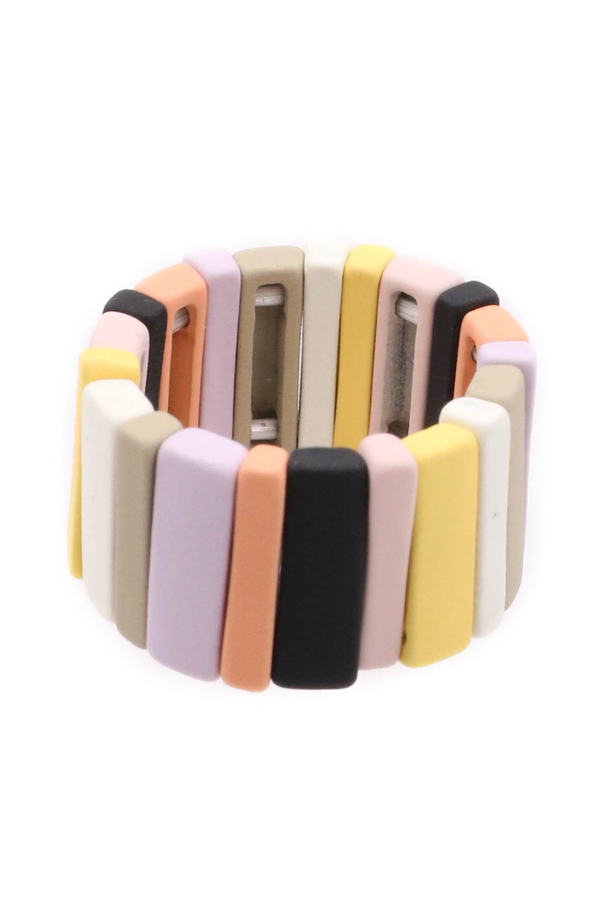 MLT3 Matte Metal Stretch Ring - Rings