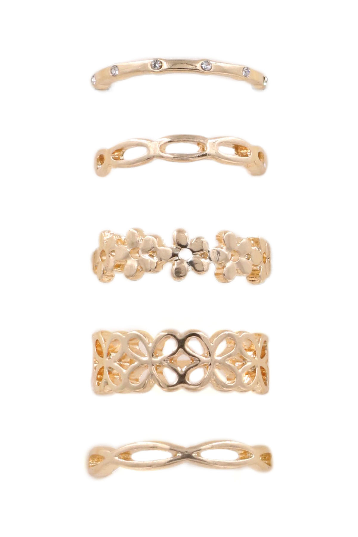 GOLD Assorted Ring Set - Rings