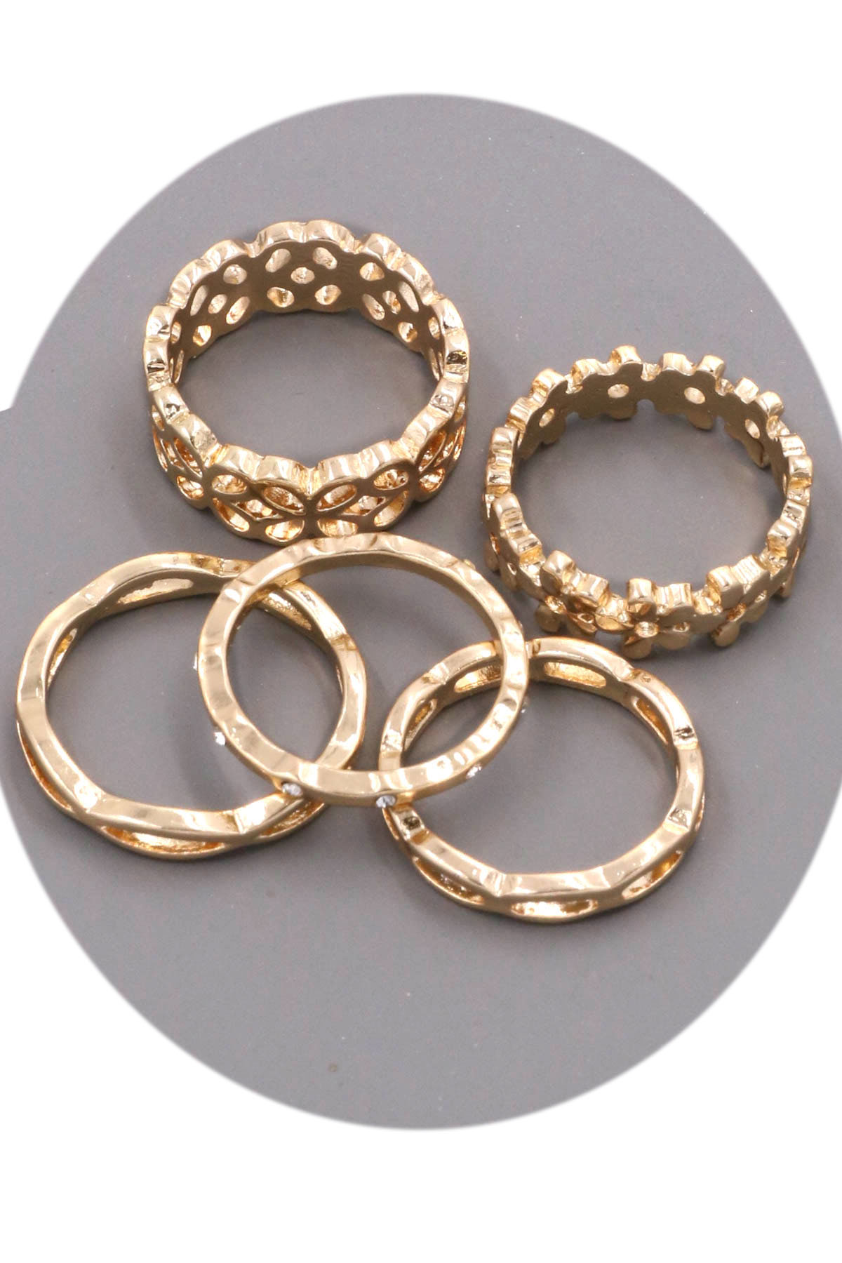 GOLD Assorted Ring Set - Rings