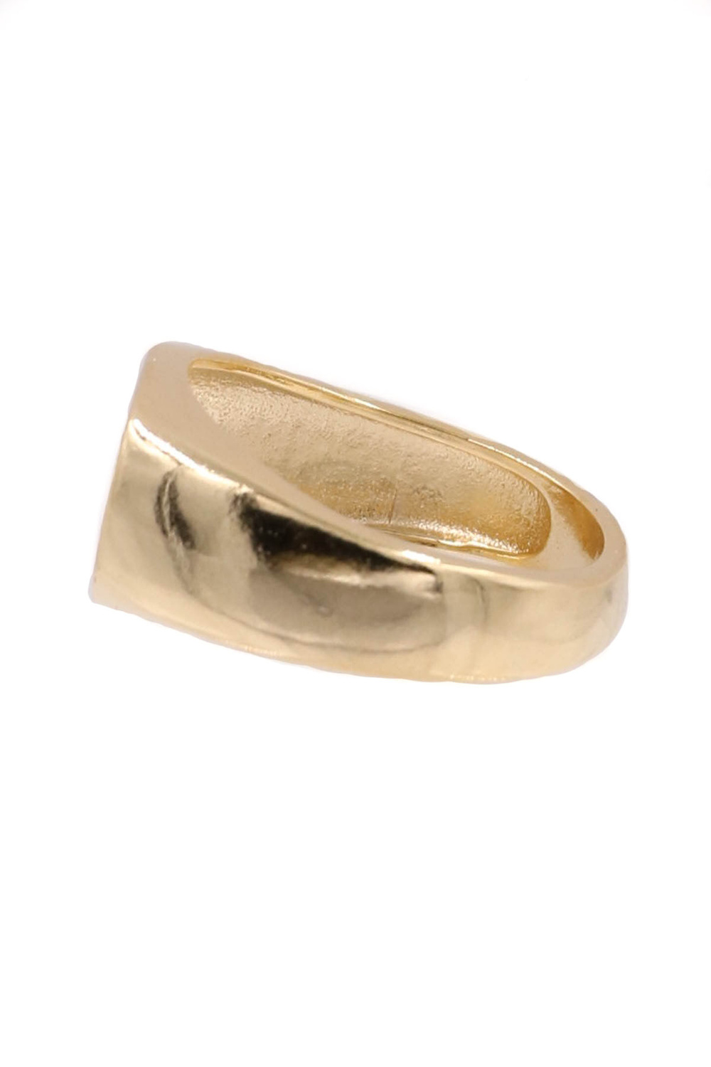 GOLD Gold Dipped Oval Ring - Rings