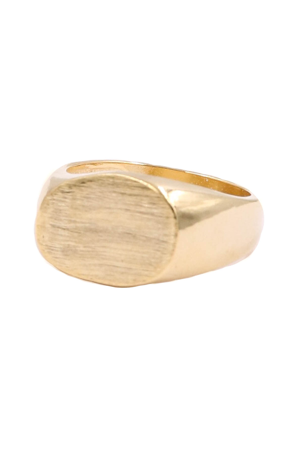 GOLD Gold Dipped Oval Ring - Rings